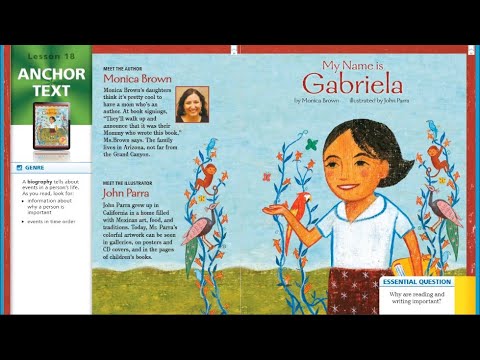 Journeys Lesson 18 for Second Grade: My Name is Gabriela