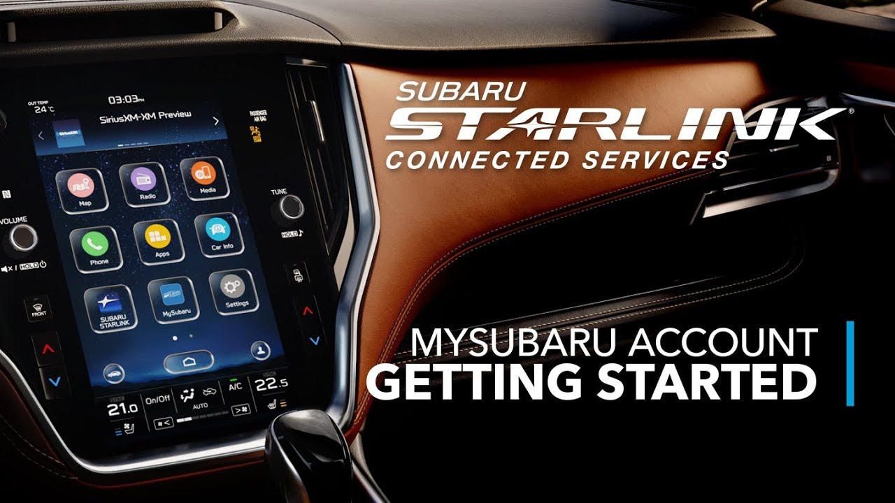 MySubaru Account – Getting Started
