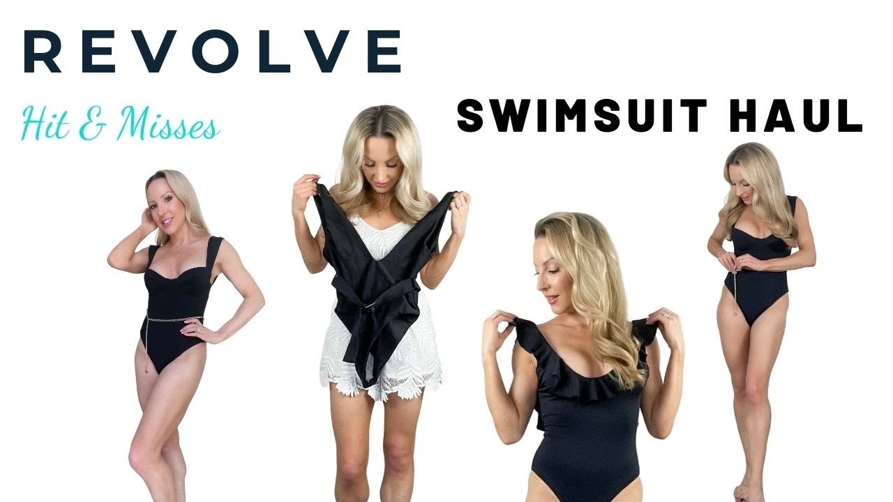 Revolve Swimsuit Review Haul Black One Piece Hit & Major Miss