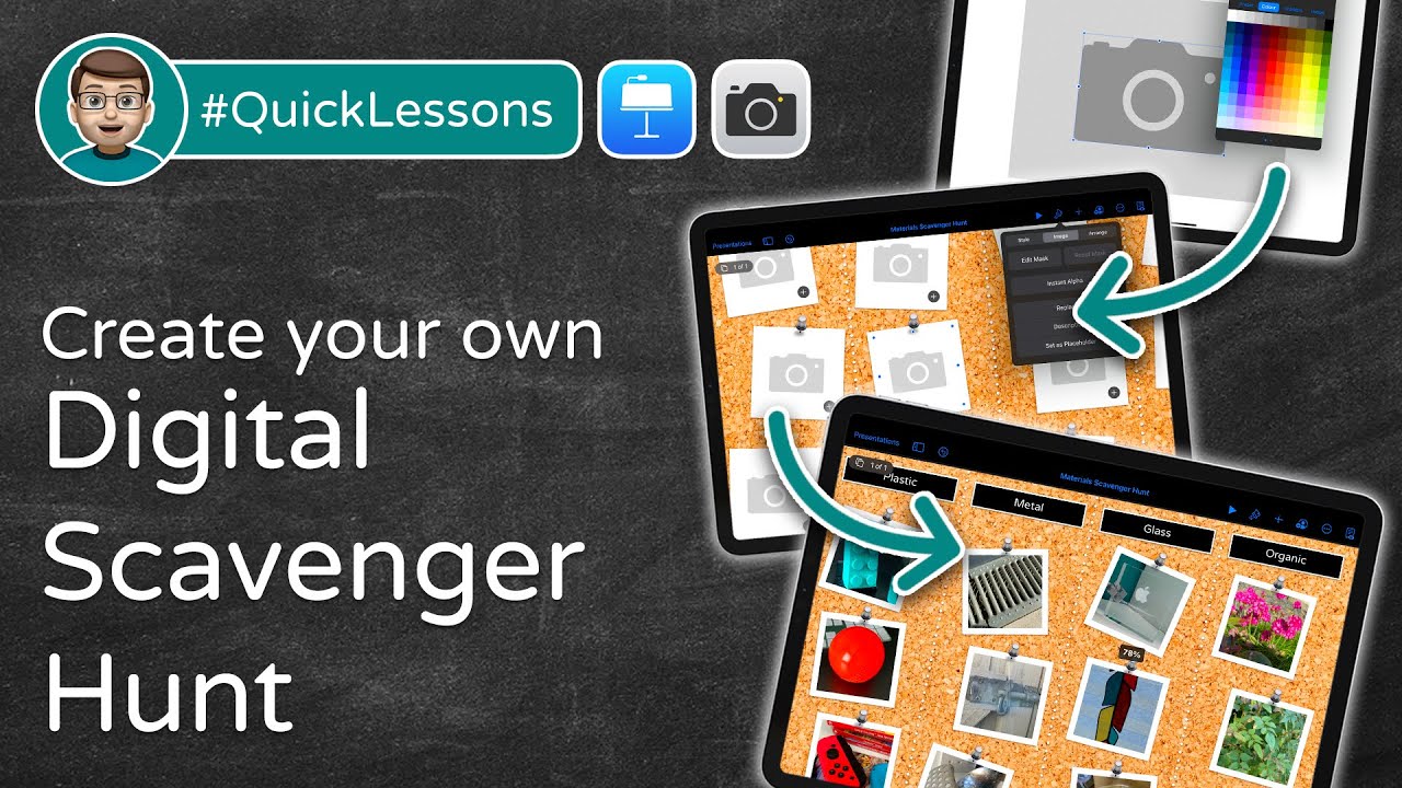 Create your own Digital Scavenger Hunt   |   iPad #QuickLessons