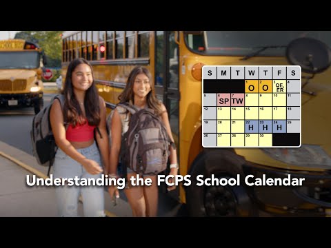 Understanding the FCPS School Calendar