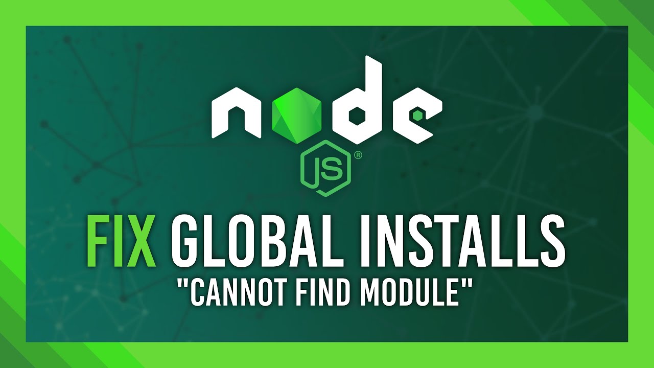 Fix Global Installs Not Working | 