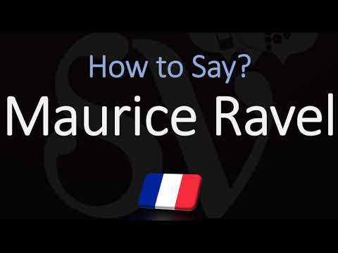 How to Pronounce Maurice Ravel? (CORRECTLY) | French Pronunciation (Composer)