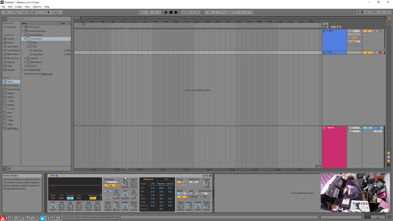Ableton Live 10 - Max for Live Essentials Poli Tutorial