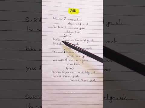 _sad_lyrics????#sadxxxtentacion #sad #lyrics #xxxtentacion #shorts