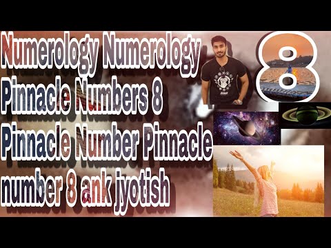 Numerology | Numerology Pinnacle Numbers 8 | Pinnacle Number | Pinnacle number 8 SUVO TV ANK jyotish