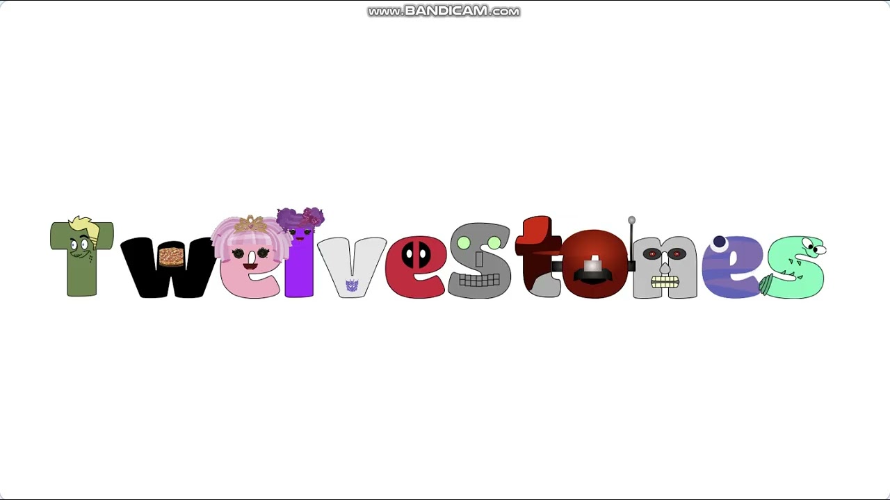 TwelveStones Creatures (Hugh Test's Crossover, Titan One Font).