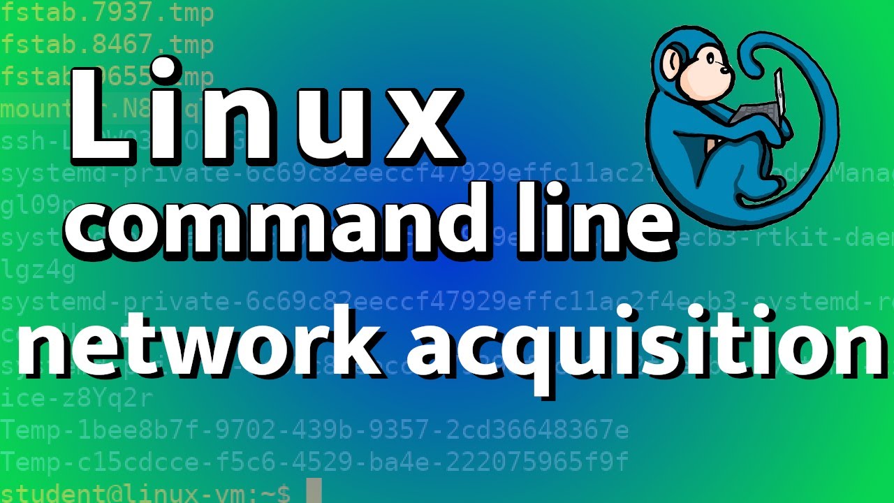 LCL 26 - Network acquisition - Linux Command Line tutorial for forensics
