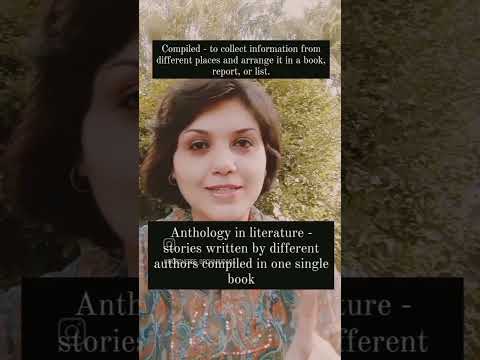What is the difference between an anthology and complete works? #englishmadeeasy #vocabulary