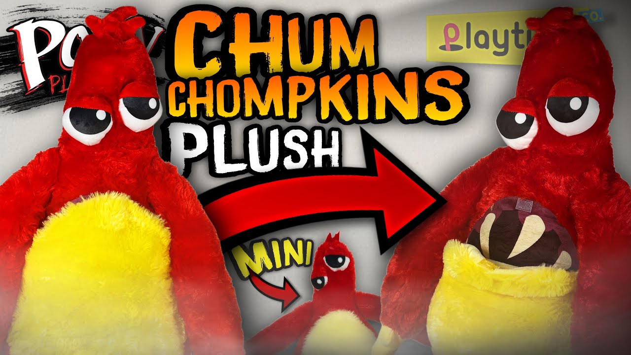 The Official Chum Chompkins Plush Is HERE + Mini CHUM! | Poppy Playtime Plush Review