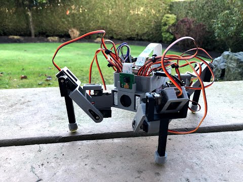 3D Printed Raspberry Pi Spider Robot Platform by morris_lan - Thingiverse