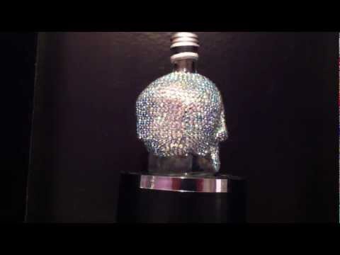 Crystal Head Vodka Mini Bottle (50ml) covered with Crystals (Crystal AB)