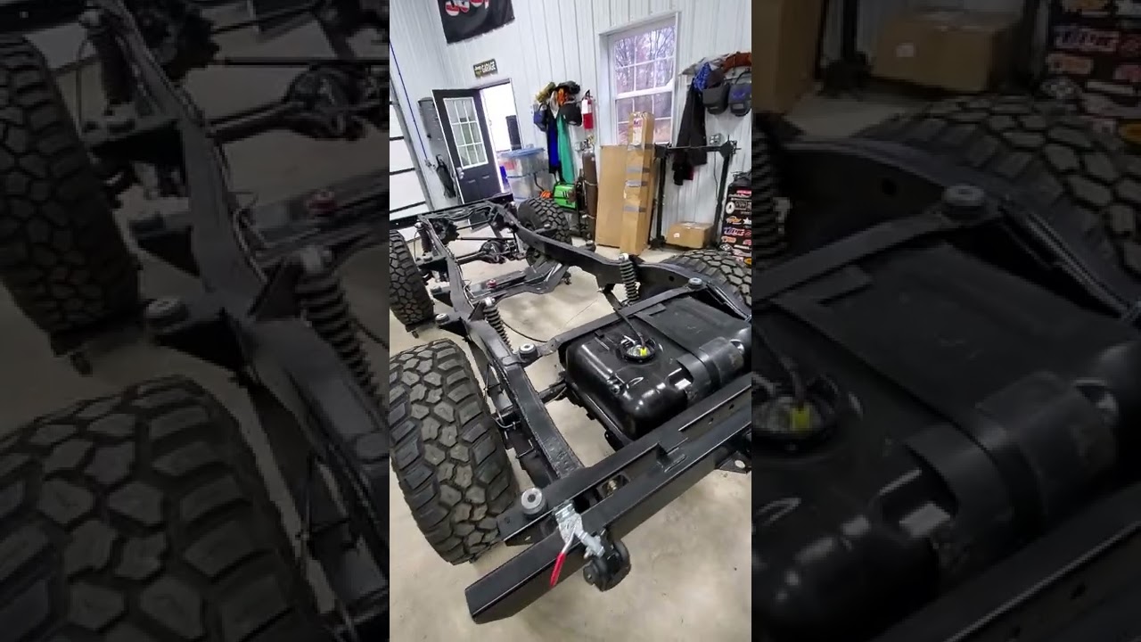 1979 Jeep CJ5 chassis restoration walk around