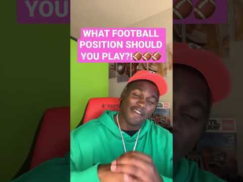 WHAT FOOTBALL POSITION SHOULD YOU PLAY?? Football for Beginners!π #shorts #football #beginners