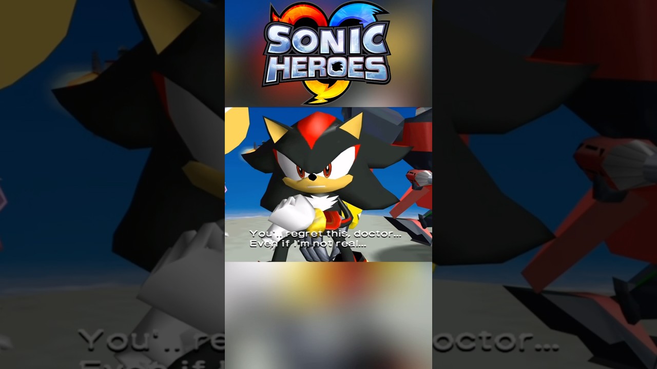 The Most Badass Team Dark Cutscene || Sonic Heroes #shadowthehedgehog #shadow #rougethebat