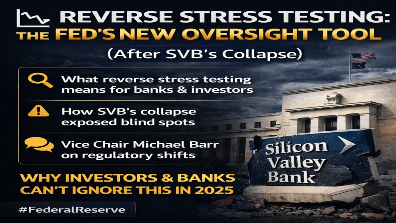 📉 Reverse Stress Testing Explained | The Fed’s New Risk Playbook After SVB Collapse