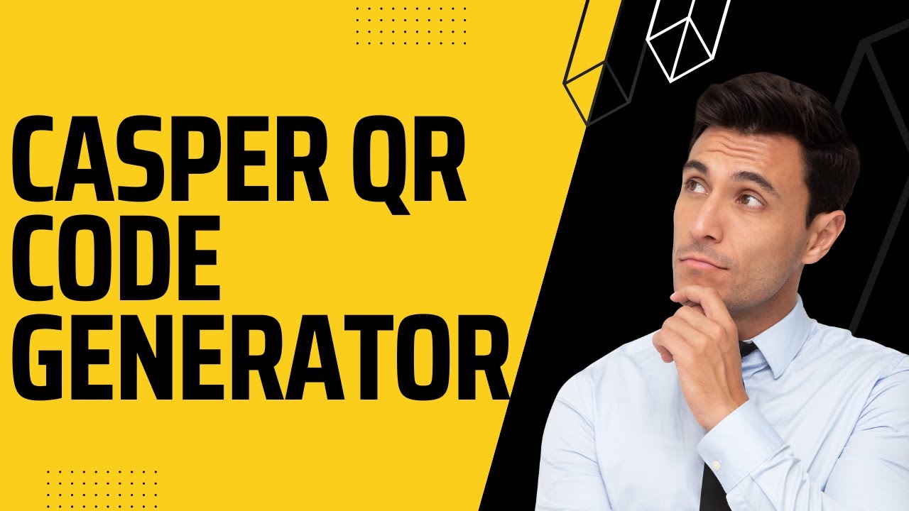 Casper QR code generator for transactions