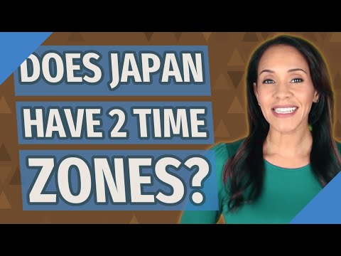 Does Japan have 2 time zones?