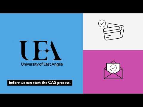 What is a CAS and how does the CAS process work at UEA?