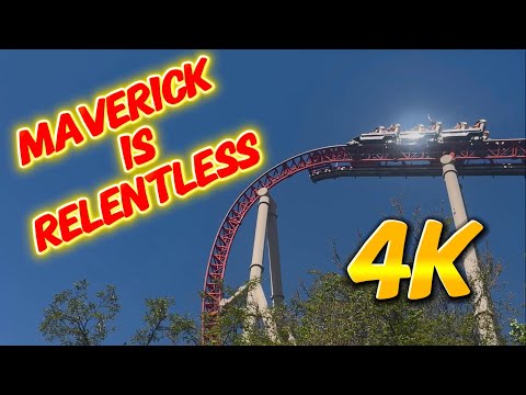 Maverick at Cedar Point is relentless 4K