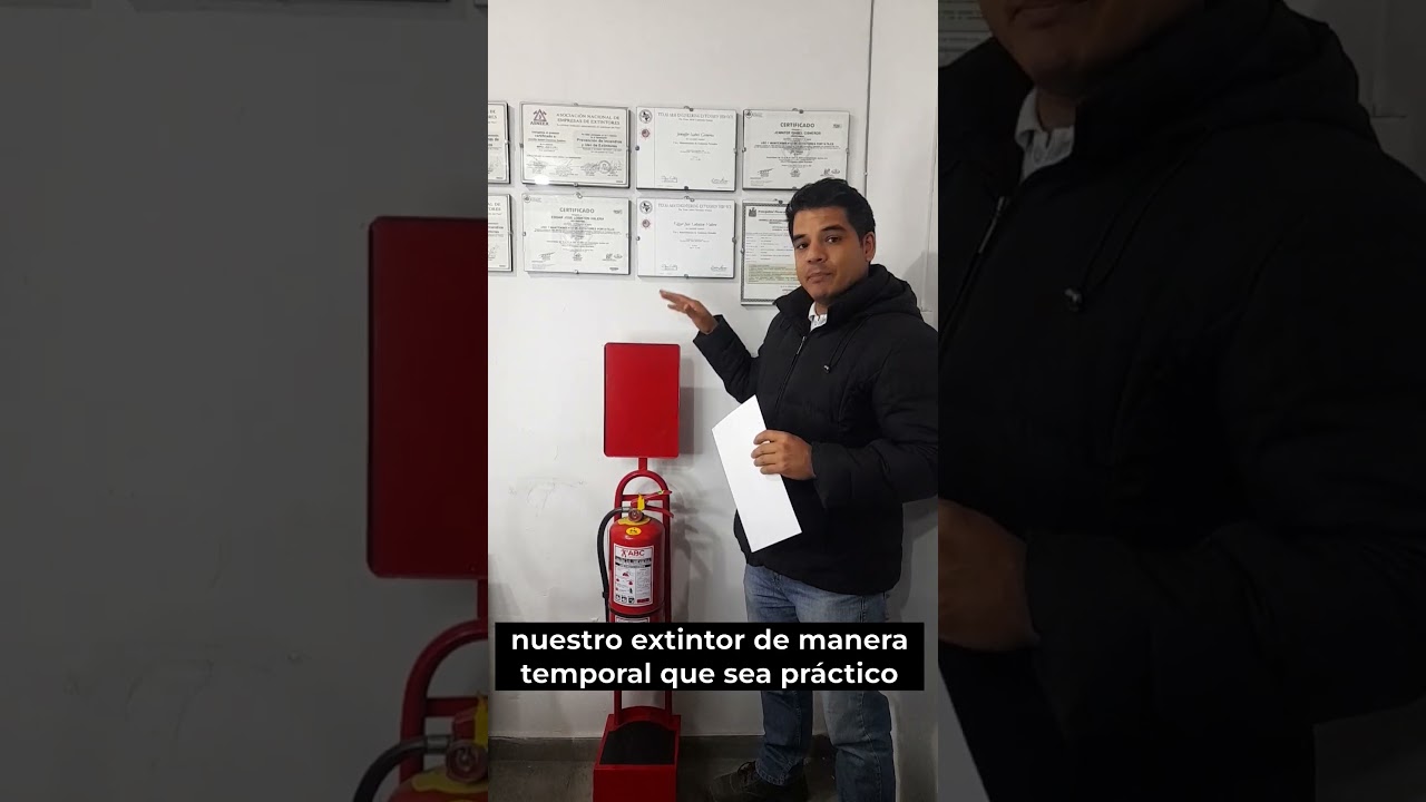 🔥 ¿Conocías los Pedestales para Extintores? #shorts