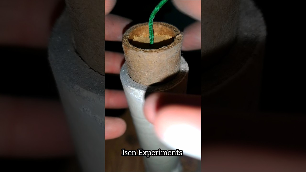DIY CRACKER only using Fireworks #experiment #firecrackers #fireworks #crackers #lifehack