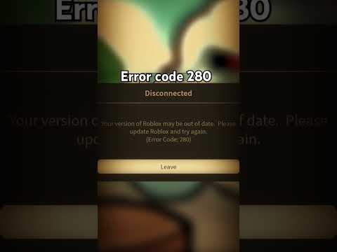 Roblox error code 280