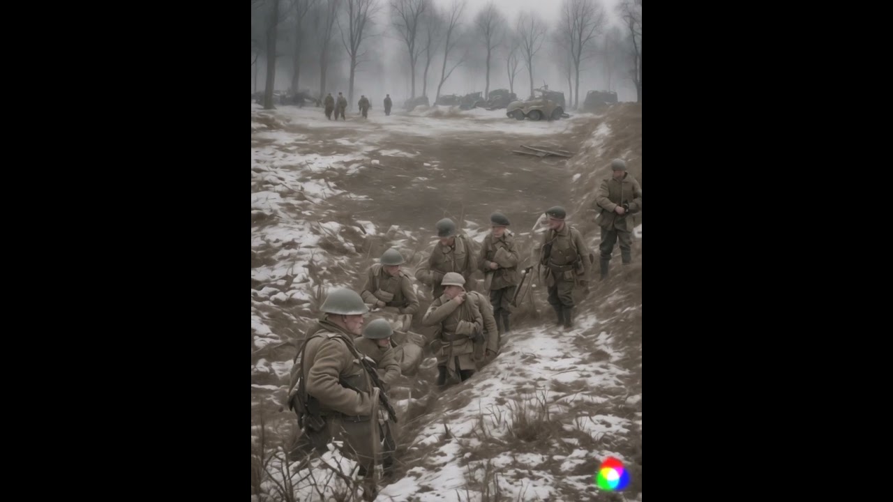 AI-generated image: tense SS soldiers poised for attack on Eastern Front in 1939.