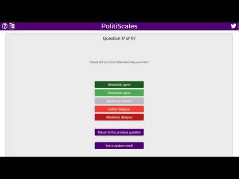 Politiscales ideology test