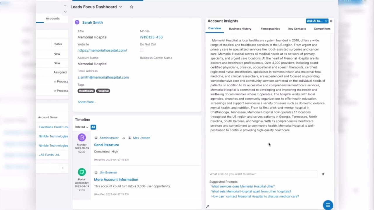 Demo: Generative AI for Sales - Sugar Sell