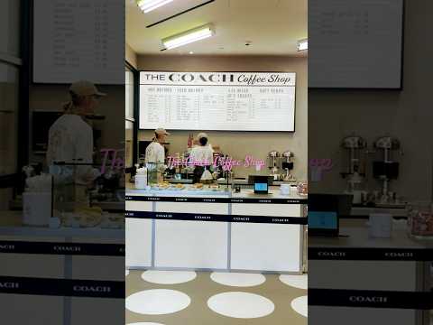 The second COACH Coffee Shop in the U.S, Texas(미국여행) #texas #coach #coffee #cake #ladygaga