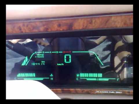 1988 Chrysler LeBaron digital dashboard cluster
