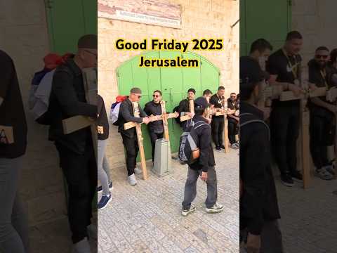 Good Friday 2025 Jerusalem - The Way of the Cross (Via Dolorosa)
