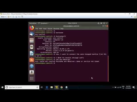 How to change your linux virtual machines hostname and connect with ssh ...