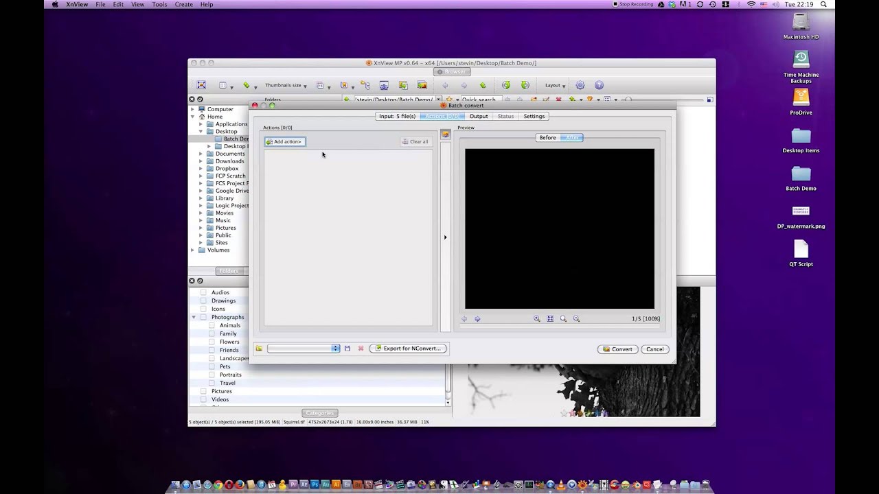 Quick Tips 1: Batch Process Images