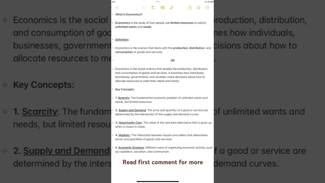 what is economics? definition and key concepts