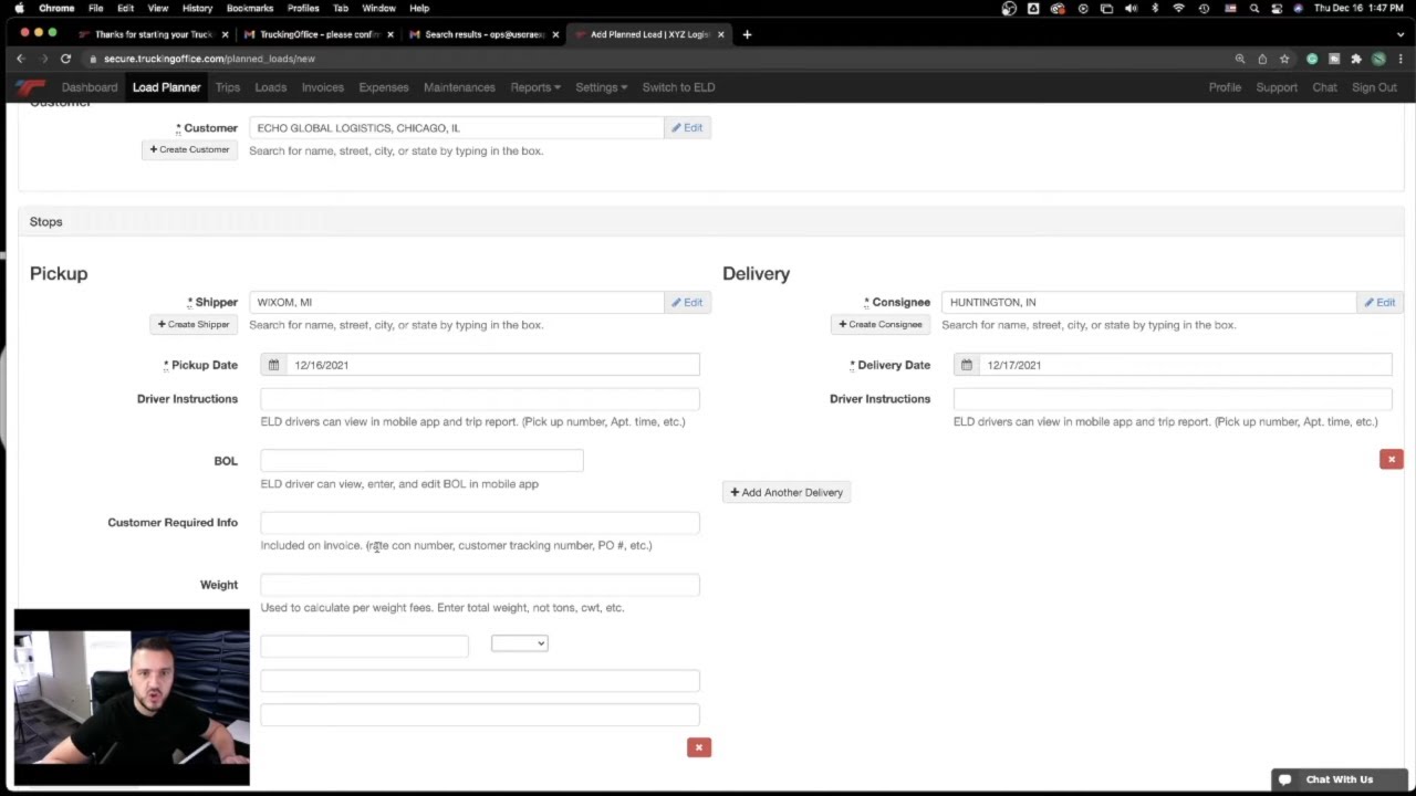 How to use Trucking Office - A Dispatching TMS Software
