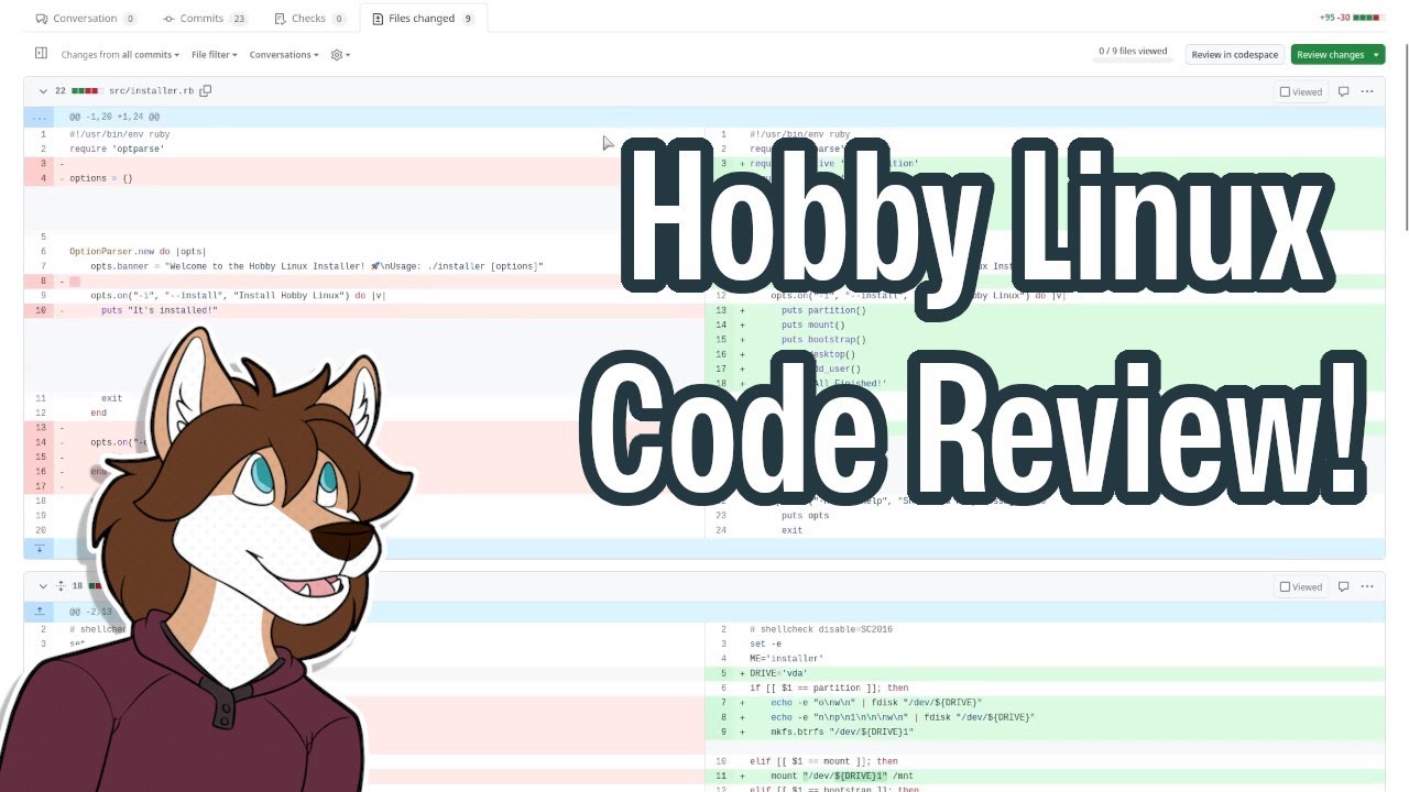 Code Reviewing the Hobby Linux Install Script!