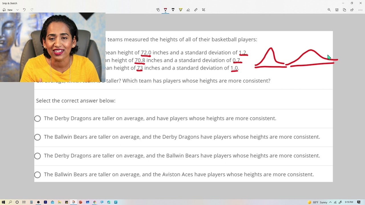 How to use classcalc to calculate Standard deviation and Variance.