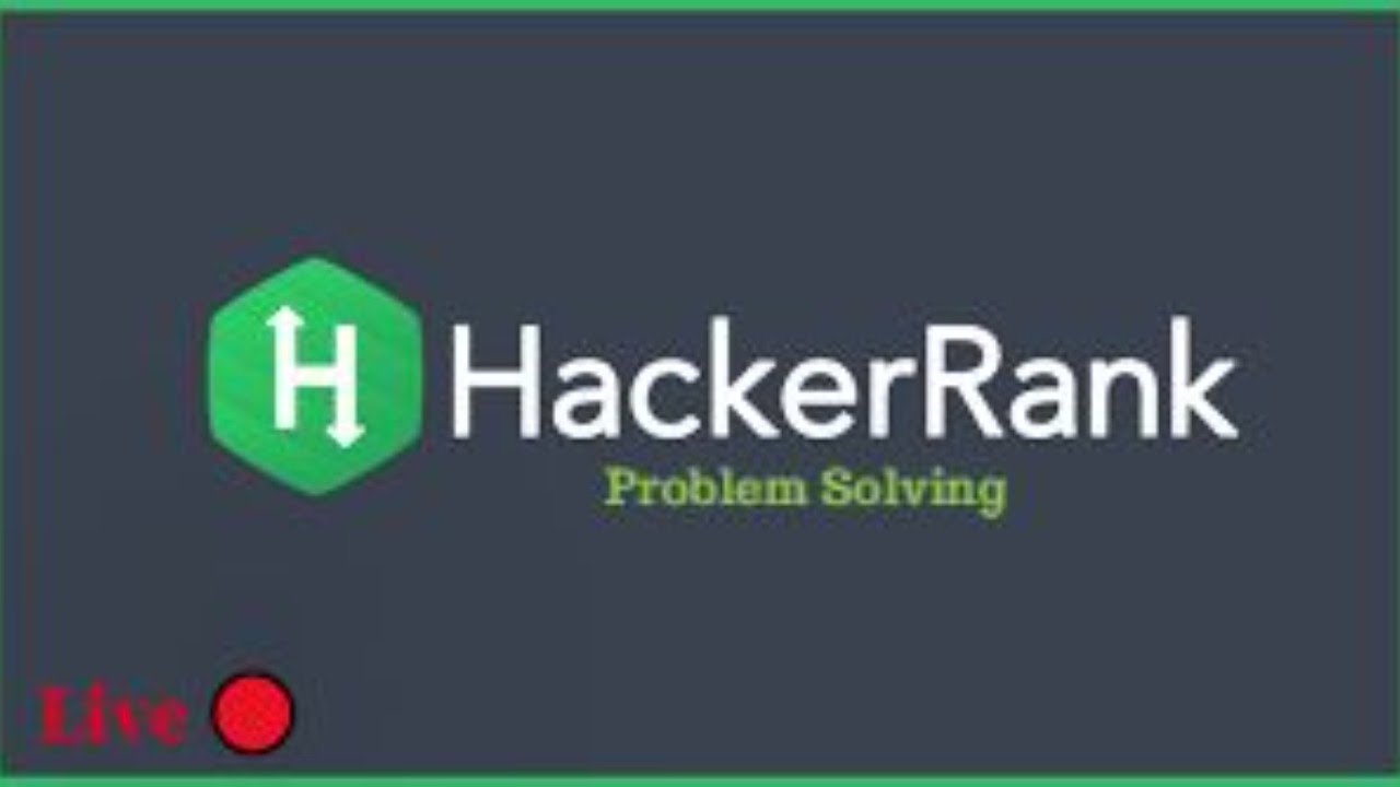 🔴 Hackerrank problem solving (Python3)