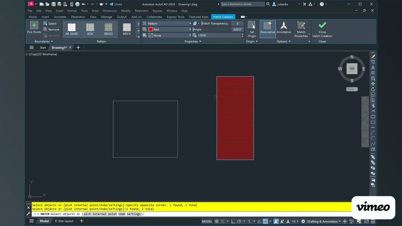 AutoCAD Hatch Command Tutorial | AutoCAD Hatch Beginners