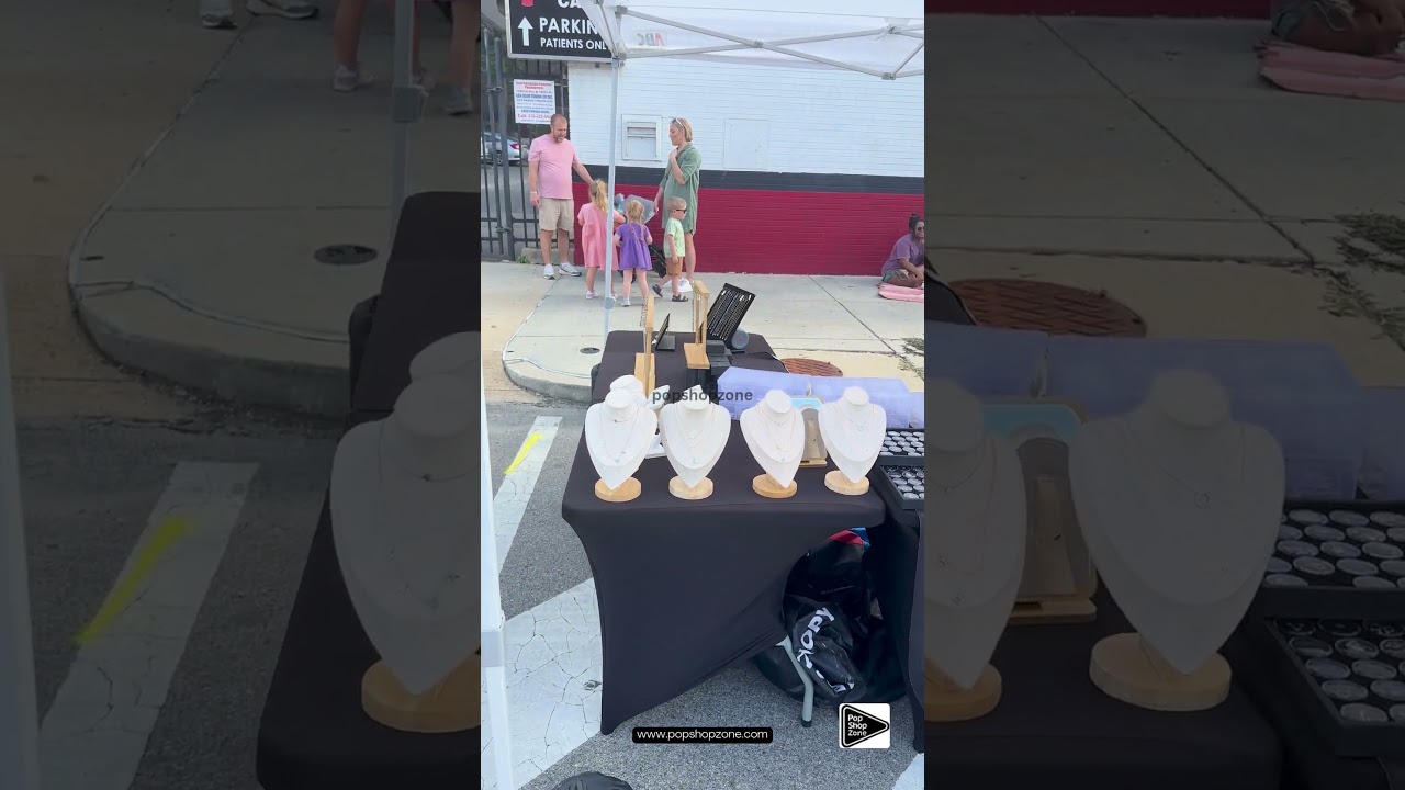 BeeLinked Permanent Jewelry Stall at South Philly Festival