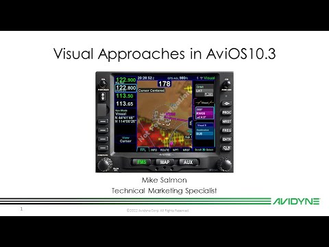 Visual Approaches using the Avidyne IFD w/AviOS10 3 Rev01