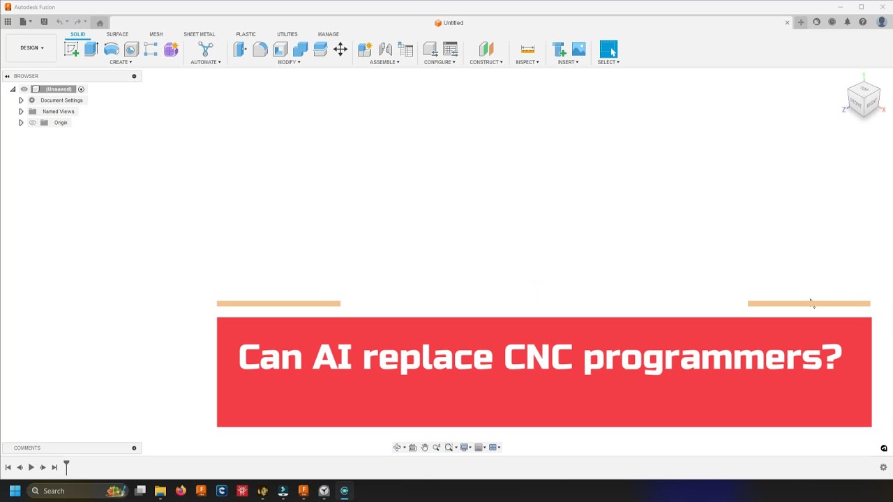 Can AI replace the CNC Programmer?