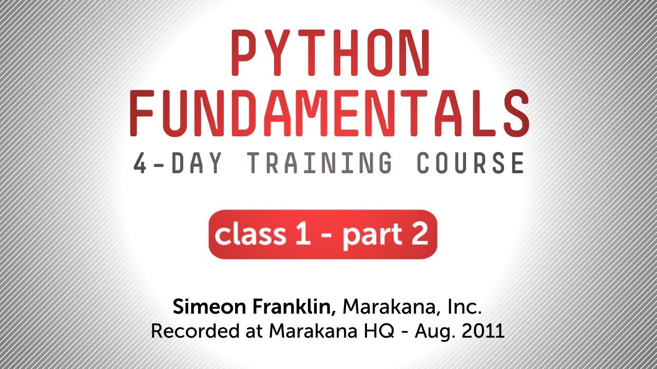 Python Training - Advanced Container Types