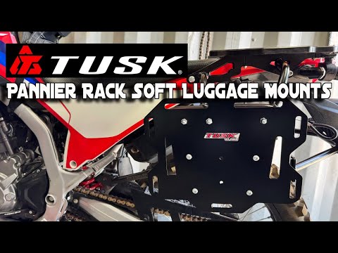 Tusk Pannier Rack Soft Luggage Mounts Honda CRF300L Dual Sport