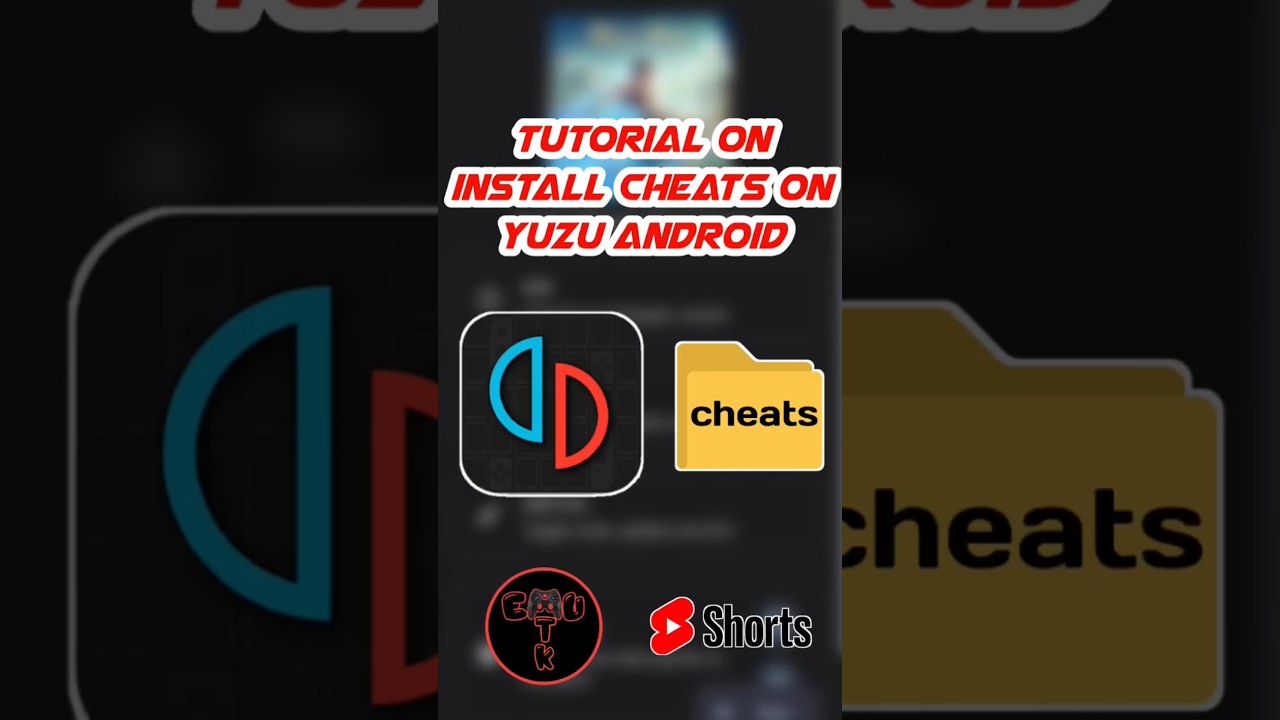 Tutorial on Install Cheats on Yuzu Android #yuzu #yuzuandroid #carapasangcheatyuzu