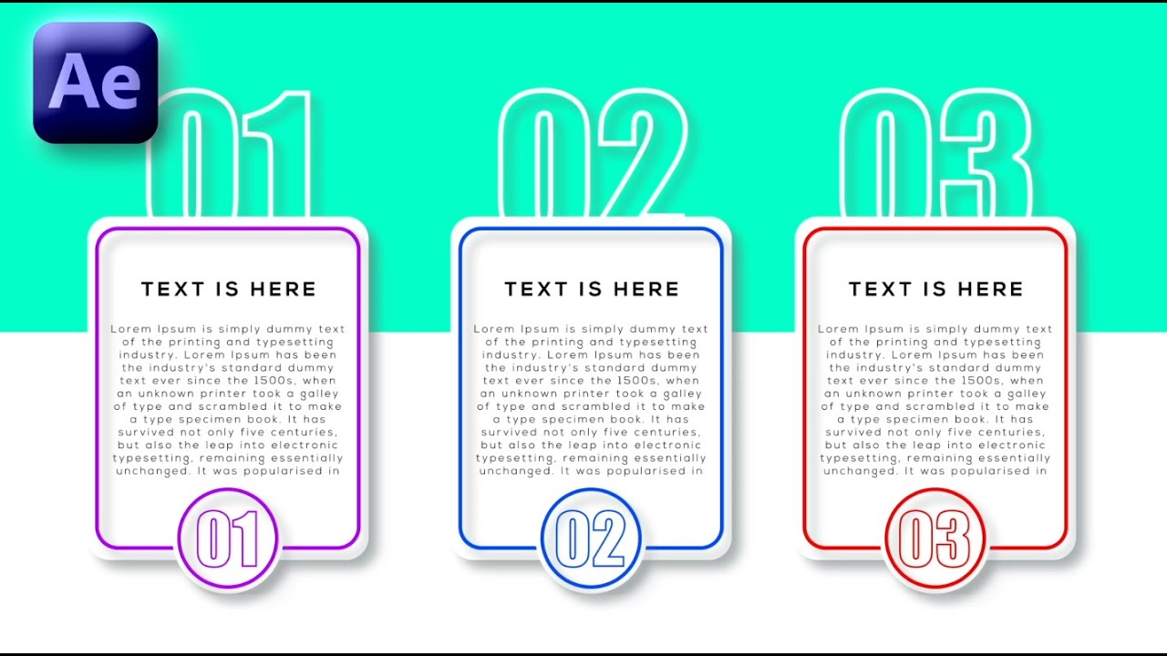 Create Infographics Template in Adobe After Effects - No Plugins