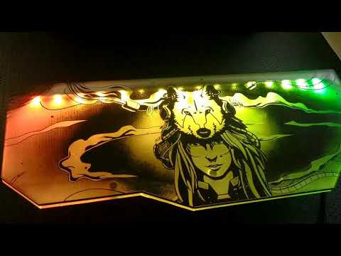 Custom MissAndie addressable RGB GPU backplate
