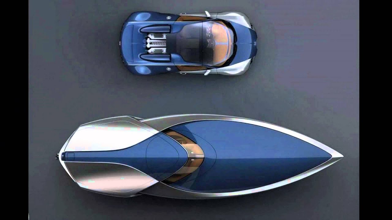 Bugatti Veyron Sang Bleu Speedboat Concept by Ben Walsh